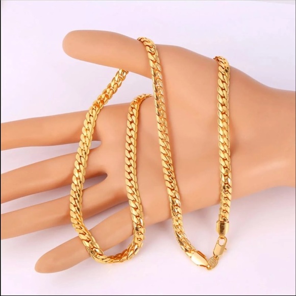 Accessories | New Real 18k Gold Plated Chain | Poshmark